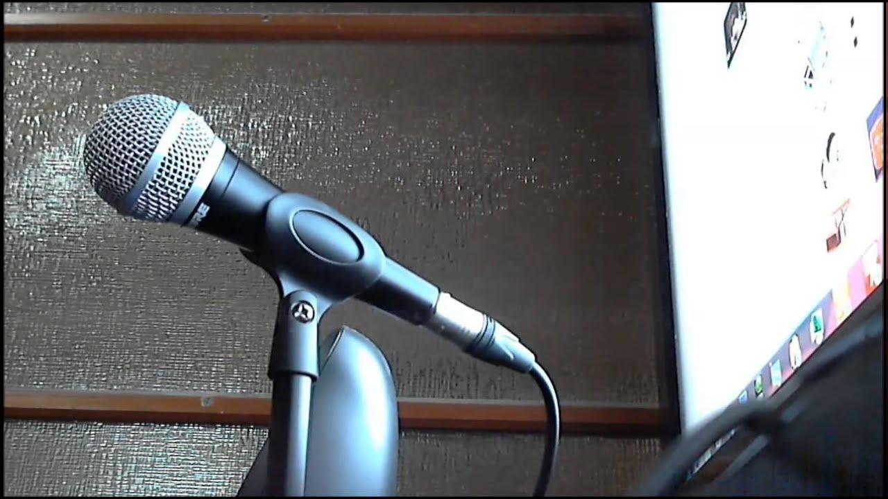 SHURE PG58 - YouTube