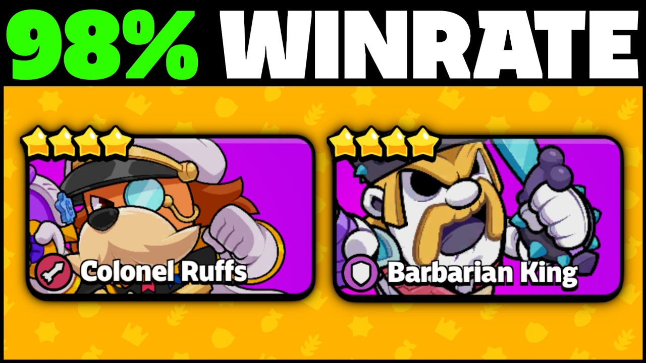 Ruffs and Barbarian King will win you the Match! Squad Busters - YouTube