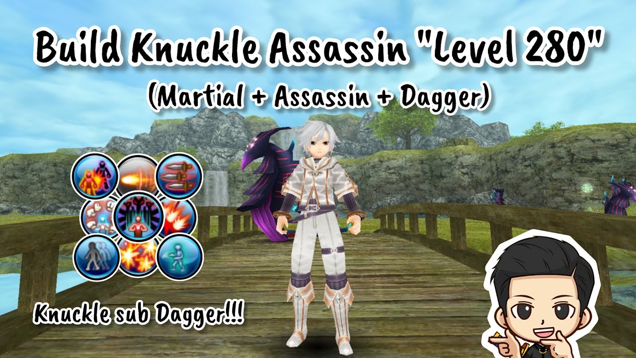 Build Knuckle Assassin Level 280 (Martial+Assassin+Dagger) Toram Online ...