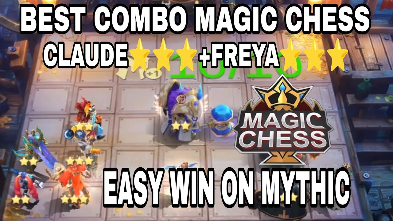 MAGIC CHESS GAMEPLAY,COMBO SIMPLE EASY WIN PUSH RANK MAGIC CHESS‼ ...
