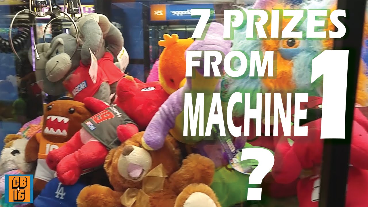7 Claw Machine Prizes from 1 Machine? (19 Prizes Total Wins) - YouTube