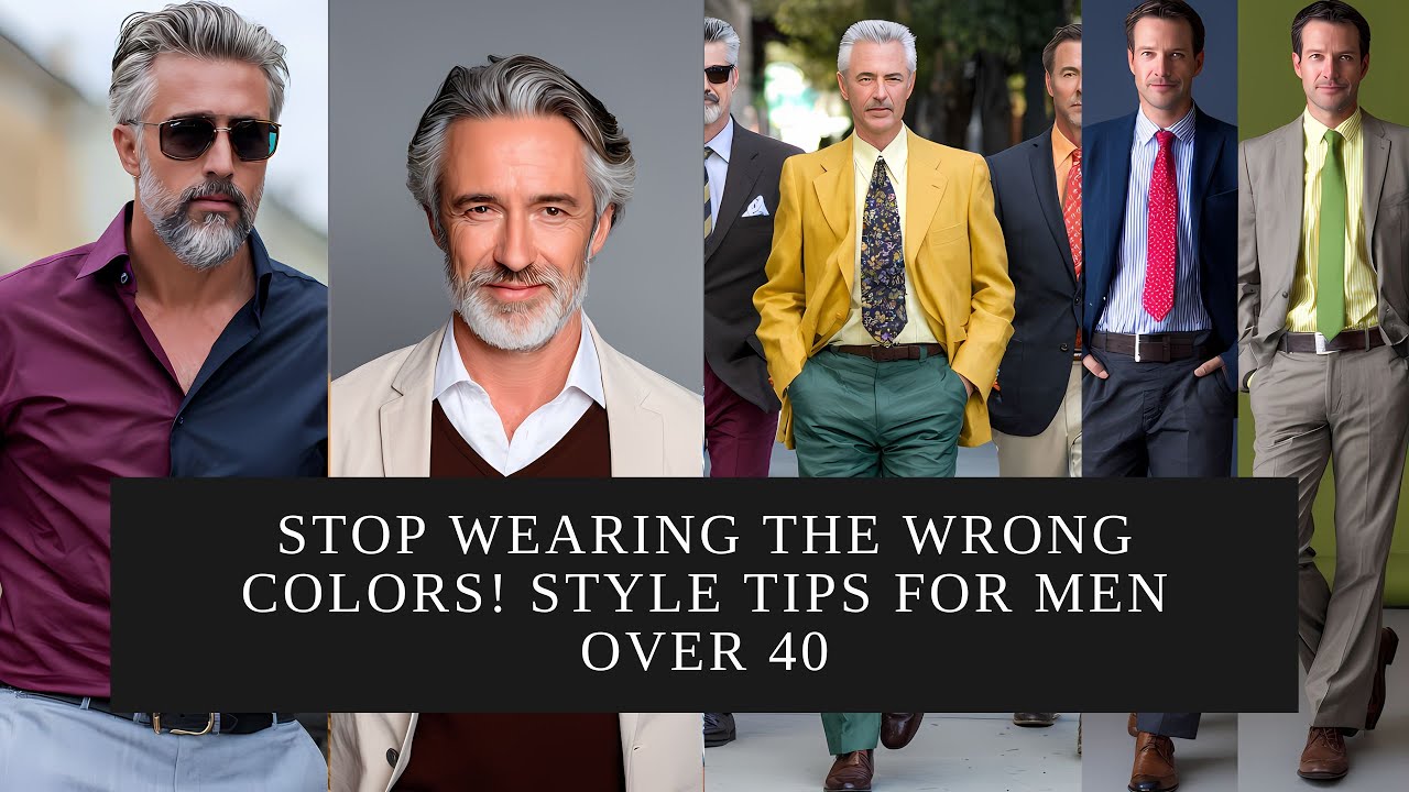 Stop Wearing the Wrong Colors! Style Tips for Men Over 40 - YouTube