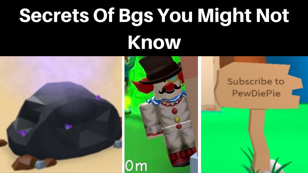 Secrets Of Bgs You Might Not Know! - YouTube