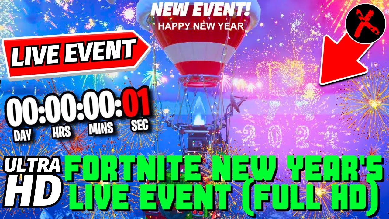ΚΑΛΗ ΧΡΟΝΙΑ ΣΕ ΟΛΟΥΣ ΜΑΓΚΕΣ!!! 🎇 FORTNITE NEW YEAR'S LIVE EVENT (FULL ...