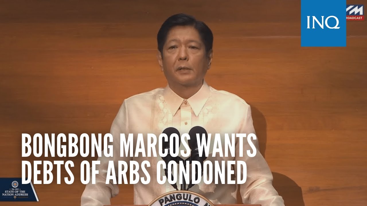 Marcos asks Congress to craft law condoning debts of agrarian reform ...