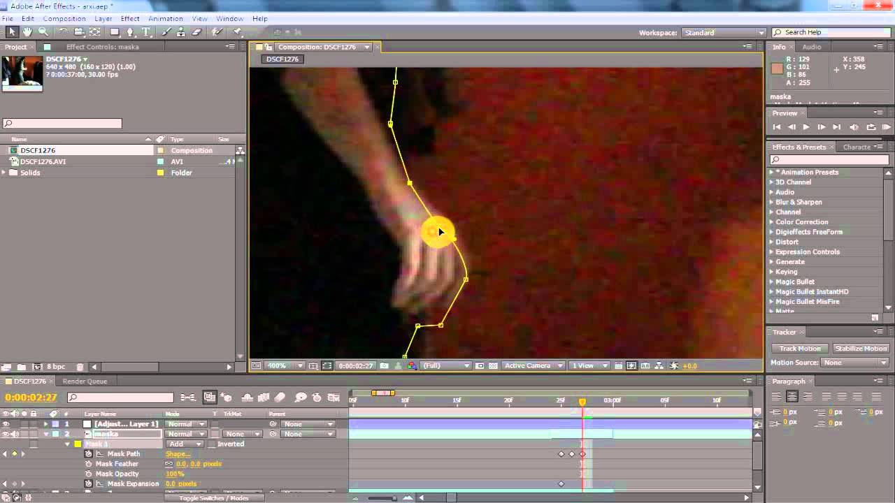 After effects - 22 Πως περνάμε μέσα από έναν τοίχο - YouTube