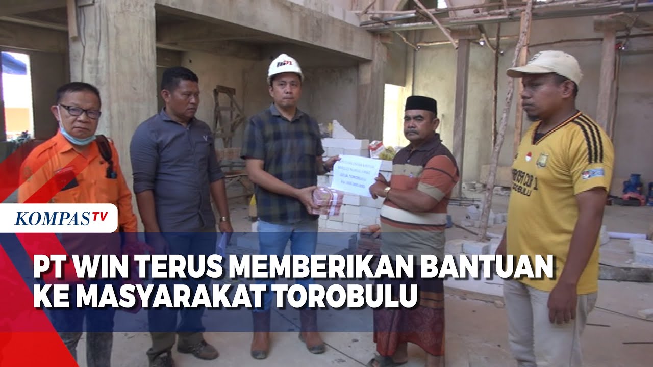 PT WIN Terus Memberikan Bantuan ke Masyarakat Torobulu - YouTube
