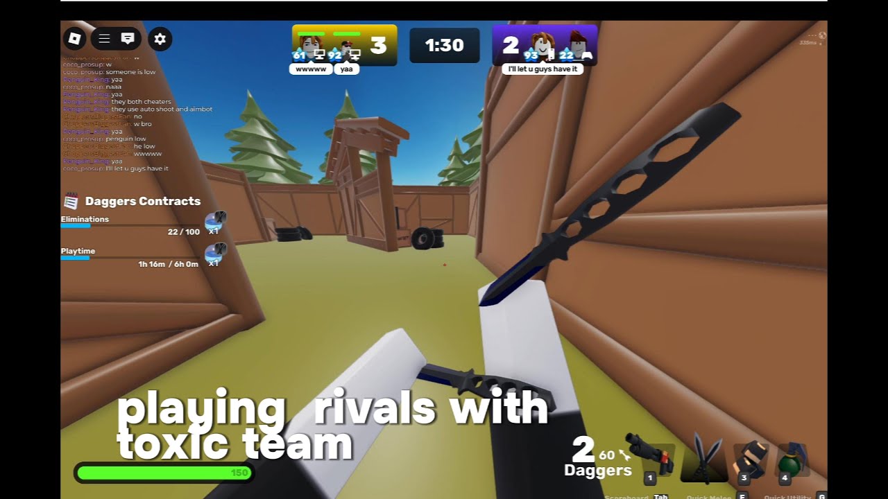 normal day in rivals - YouTube