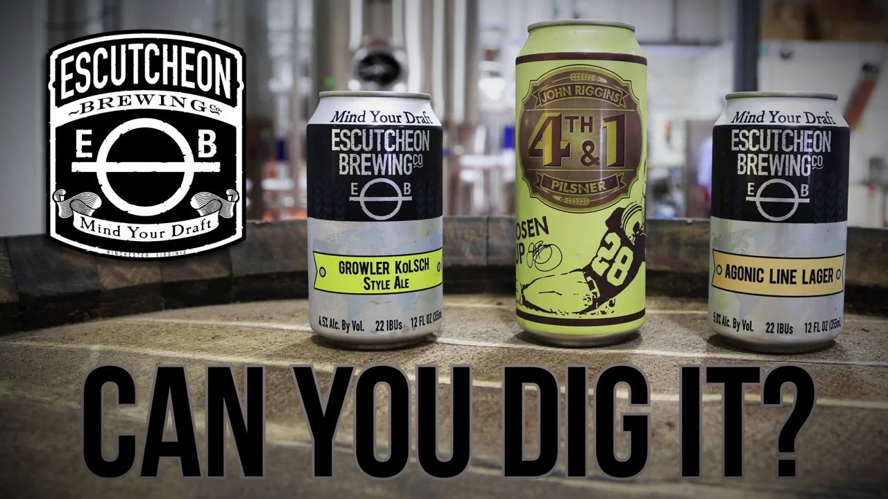Escutcheon Brewing: Got Cans? - YouTube