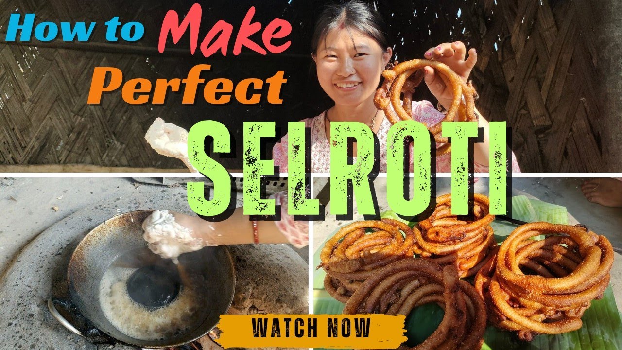 HOW TO MAKE PERFECT SELROTI // TRADITIONAL NEPALI SELROTI MAKING ...