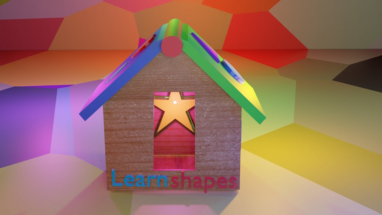 Learn Shapes with a PLAYHOUSE - YouTube