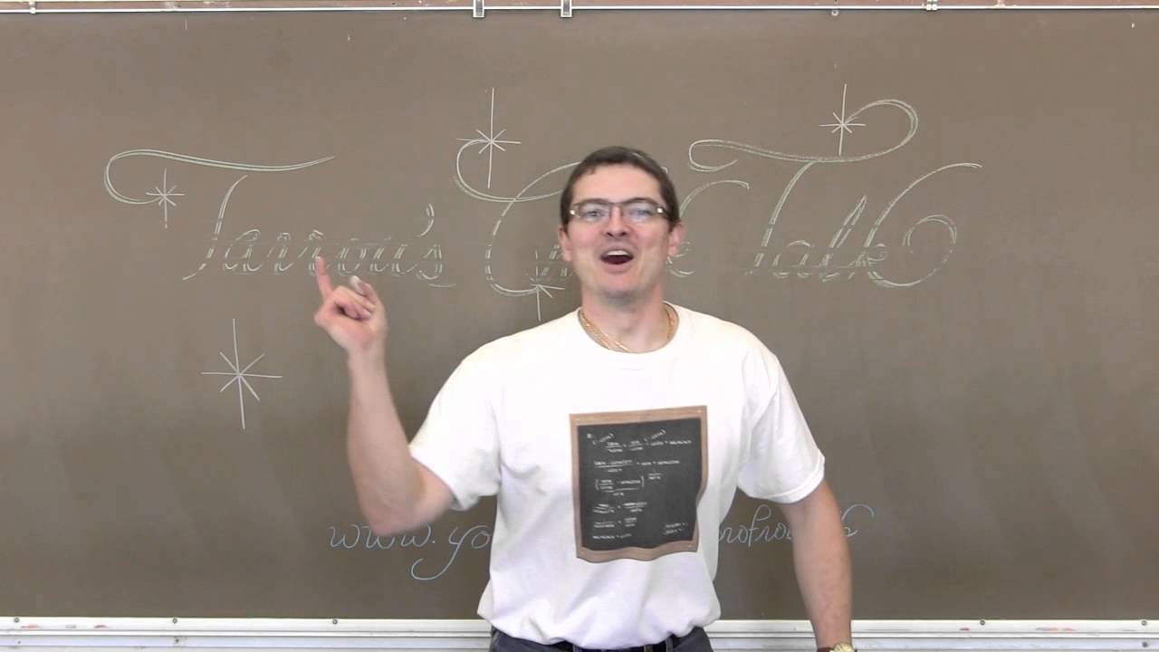 Tarrou's Chalk Talk!!! - YouTube