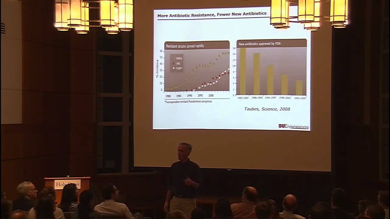 Jim Collins '87 gives lecture on synthetic biology - YouTube