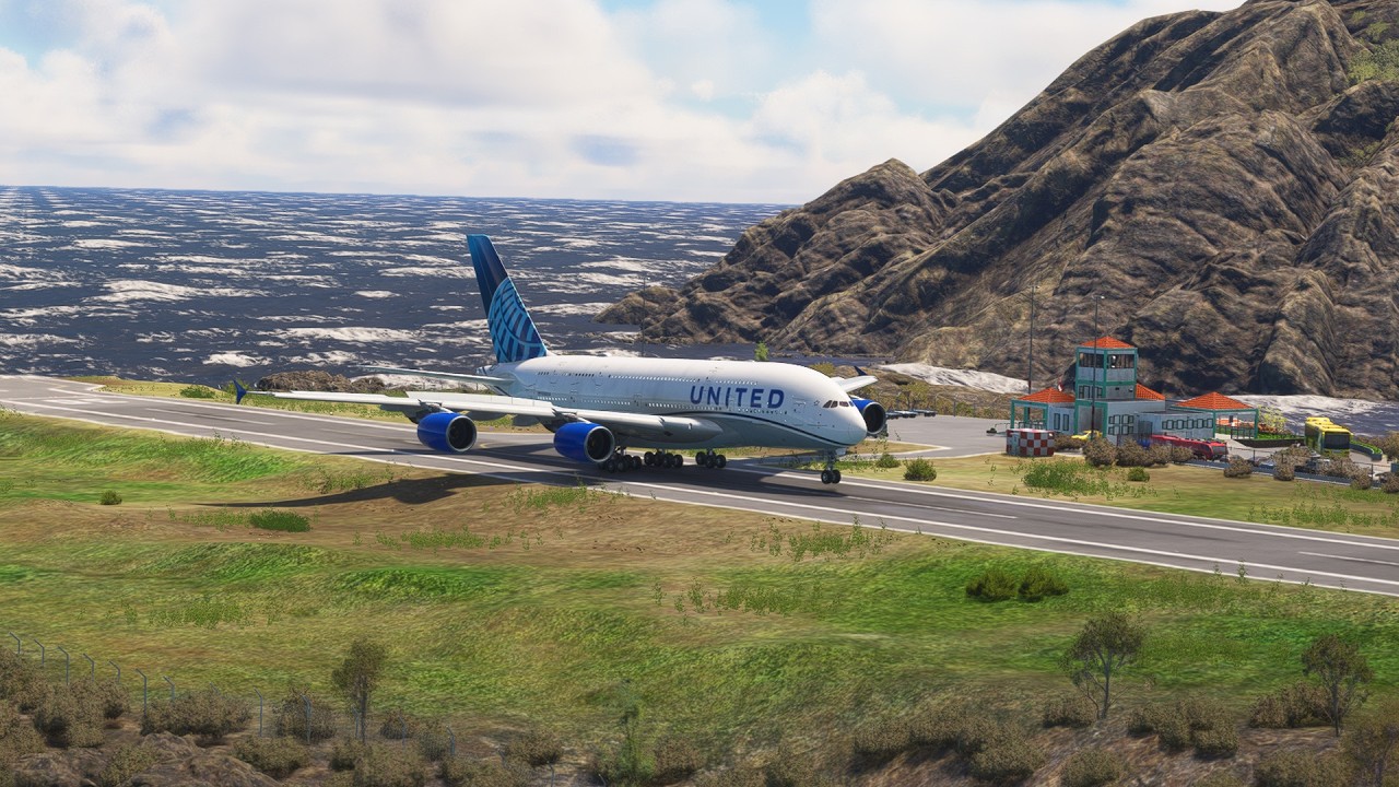 ️ IMPOSSIBLE TAKEOFF?! Airbus A380 Attempts Departure from Short Saba ...