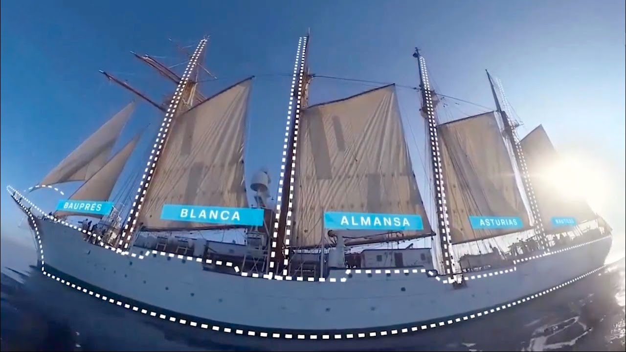Los mástiles del buque “JS Elcano” - YouTube