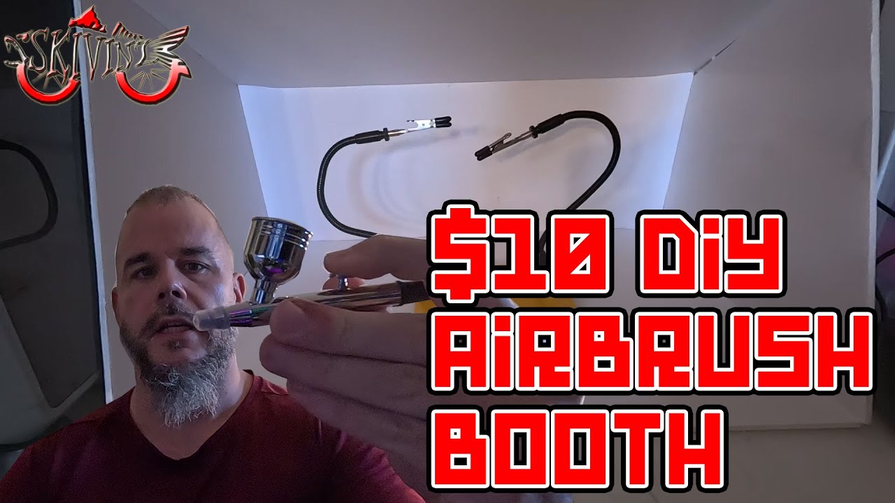 I built a 10 Dollar DIY Airbrush Booth - YouTube