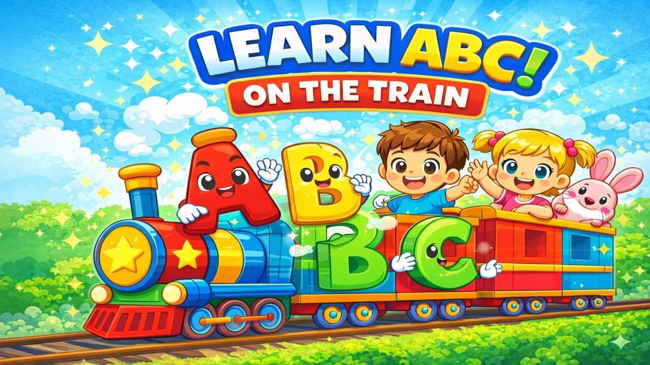 Learn ABC with Animated Characters on the Train
