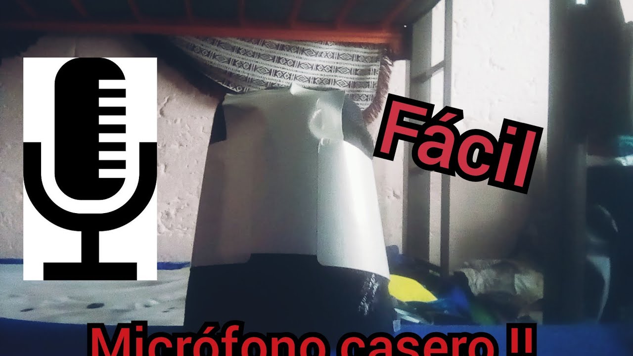 Cómo aser un MICRÓFONO casero!! // Tutorial - YouTube
