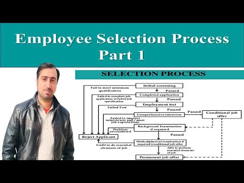 Employee Selection Process Part 1 | HRM - YouTube