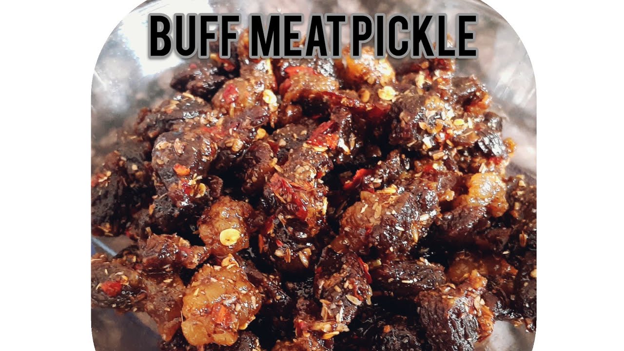 Buff Meat Pickle//Bhaisiko Masu ko achar//ChettoMettho Recipe// - YouTube