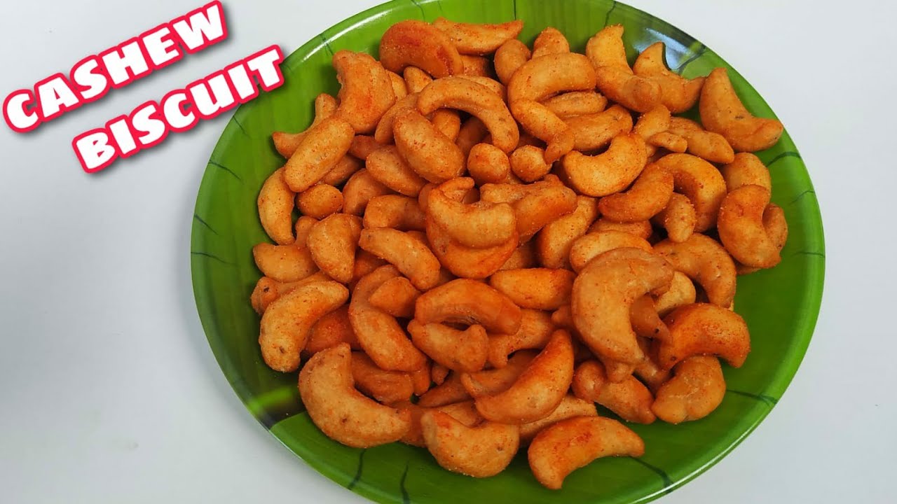 Cashew Shaped Biscuits | Kaju Biscuits | Eggless and Without Oven - YouTube