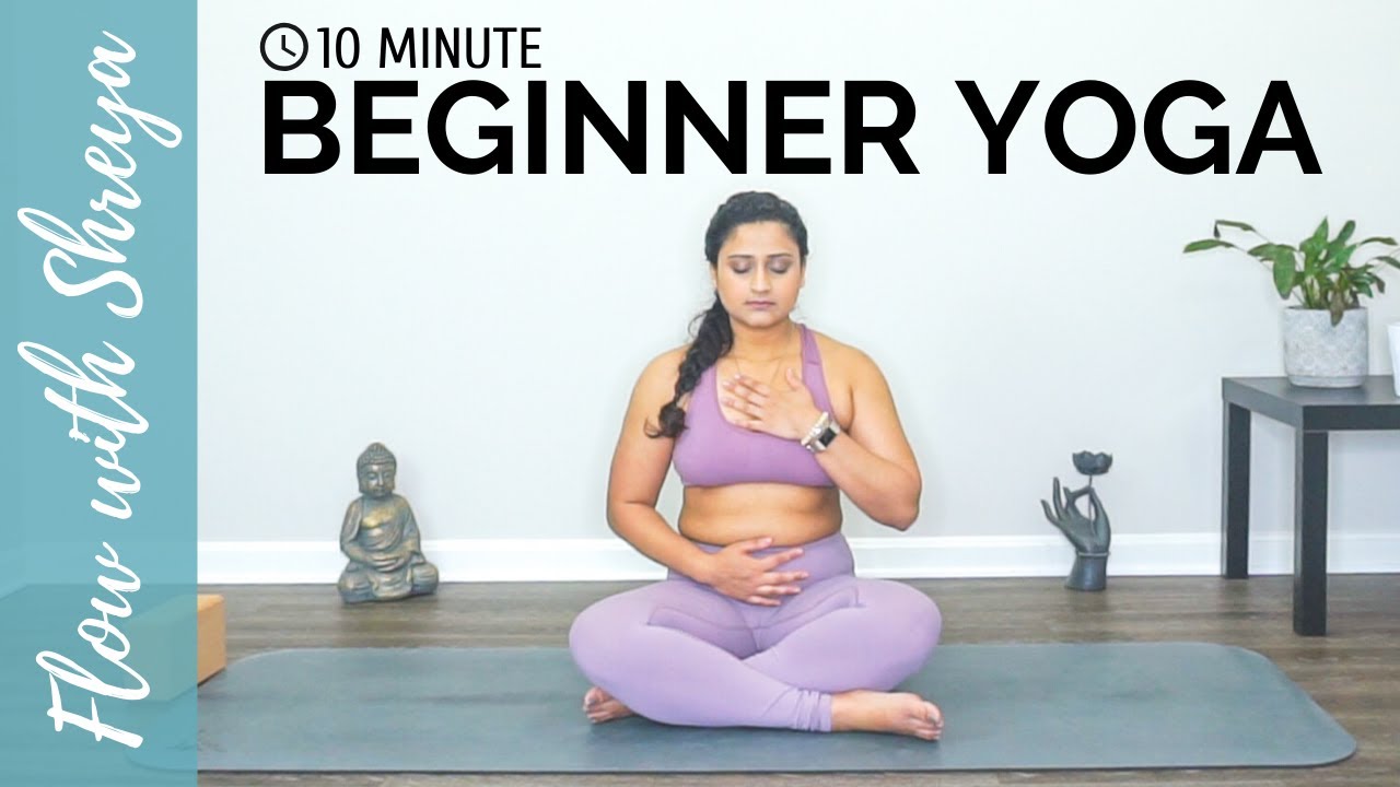 10 MINUTE GENTLE YOGA | BEGINNER YOGA FLOW - YouTube