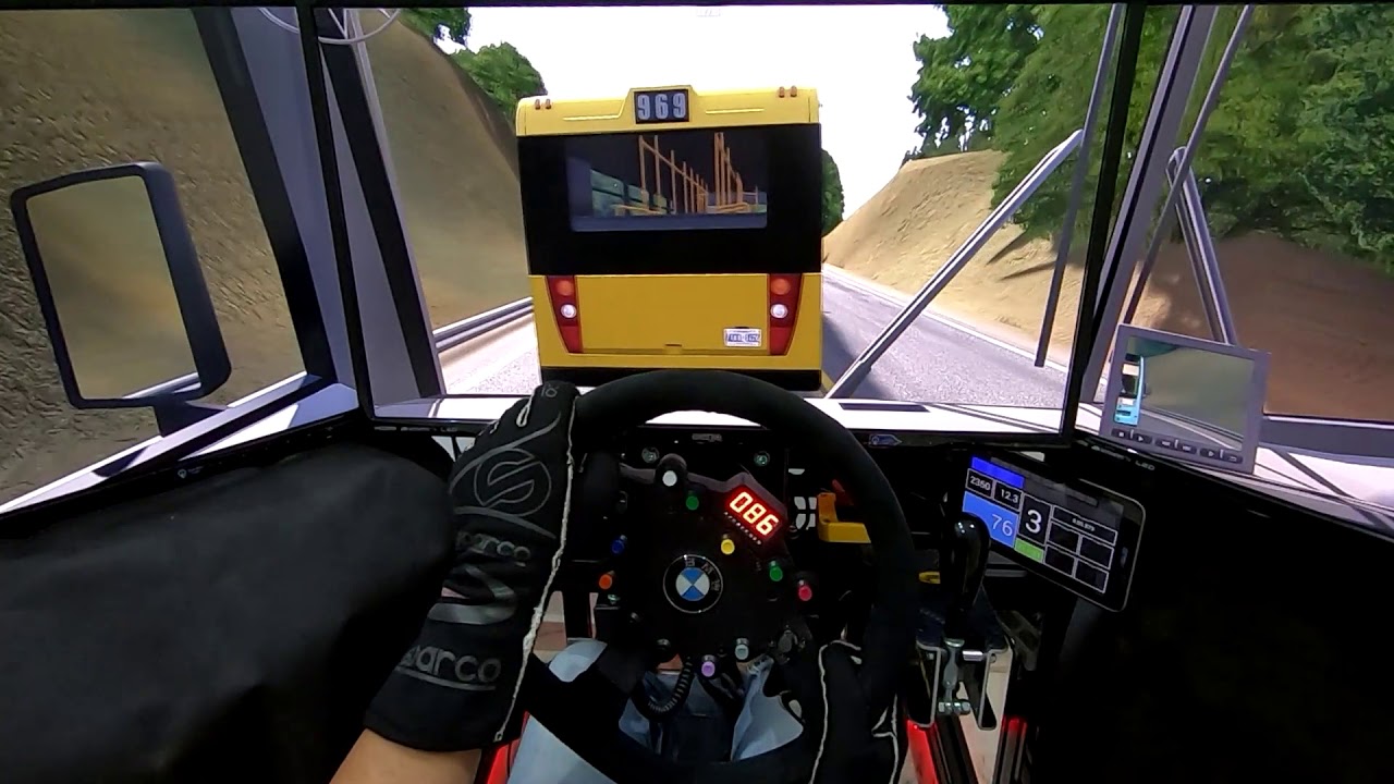 Assetto Corsa | Solo los valientes aguantarán: 21 autobuses haciendo ...