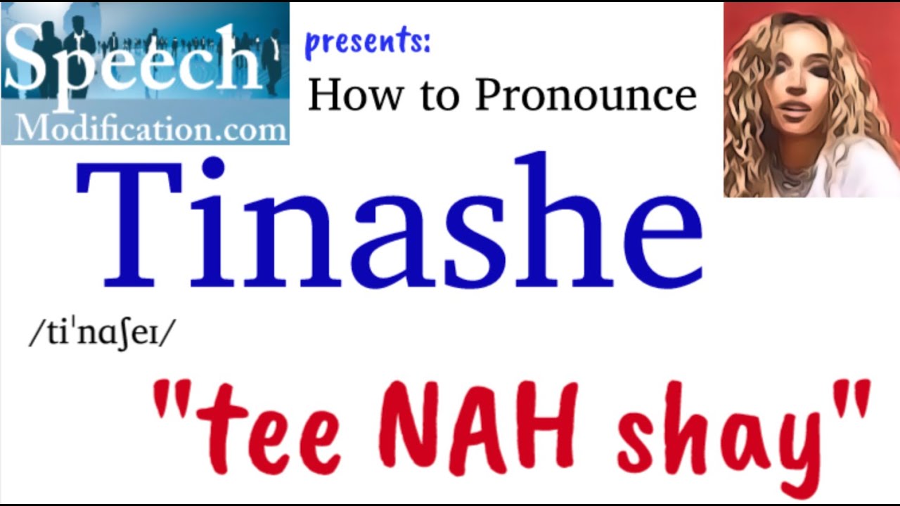How to Pronounce Tinashe - YouTube