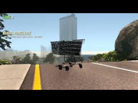 How to unlock the shopping cart in goat simulator
