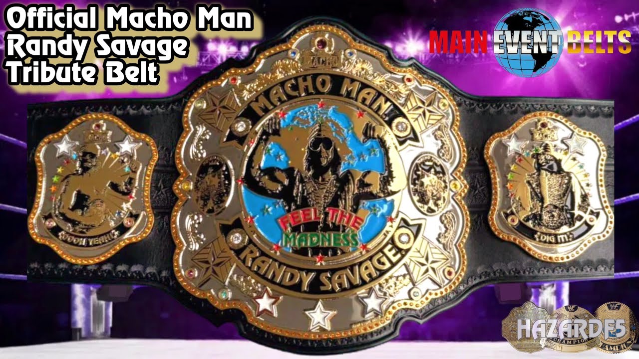 Official Macho Man Randy Savage Tribute Championship Belt - by Main ...