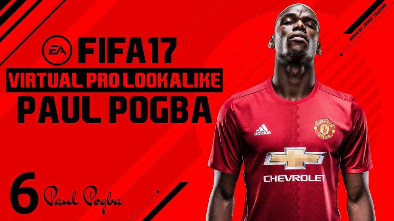 How to make Paul Pogba FIFA 17 Pro Clubs - YouTube