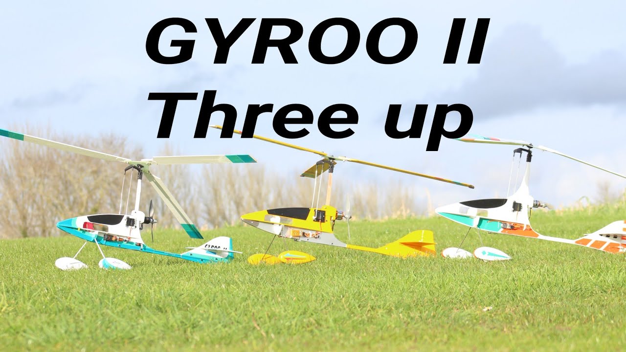 RC Autogyro 'Gyroo II' a threesome - YouTube