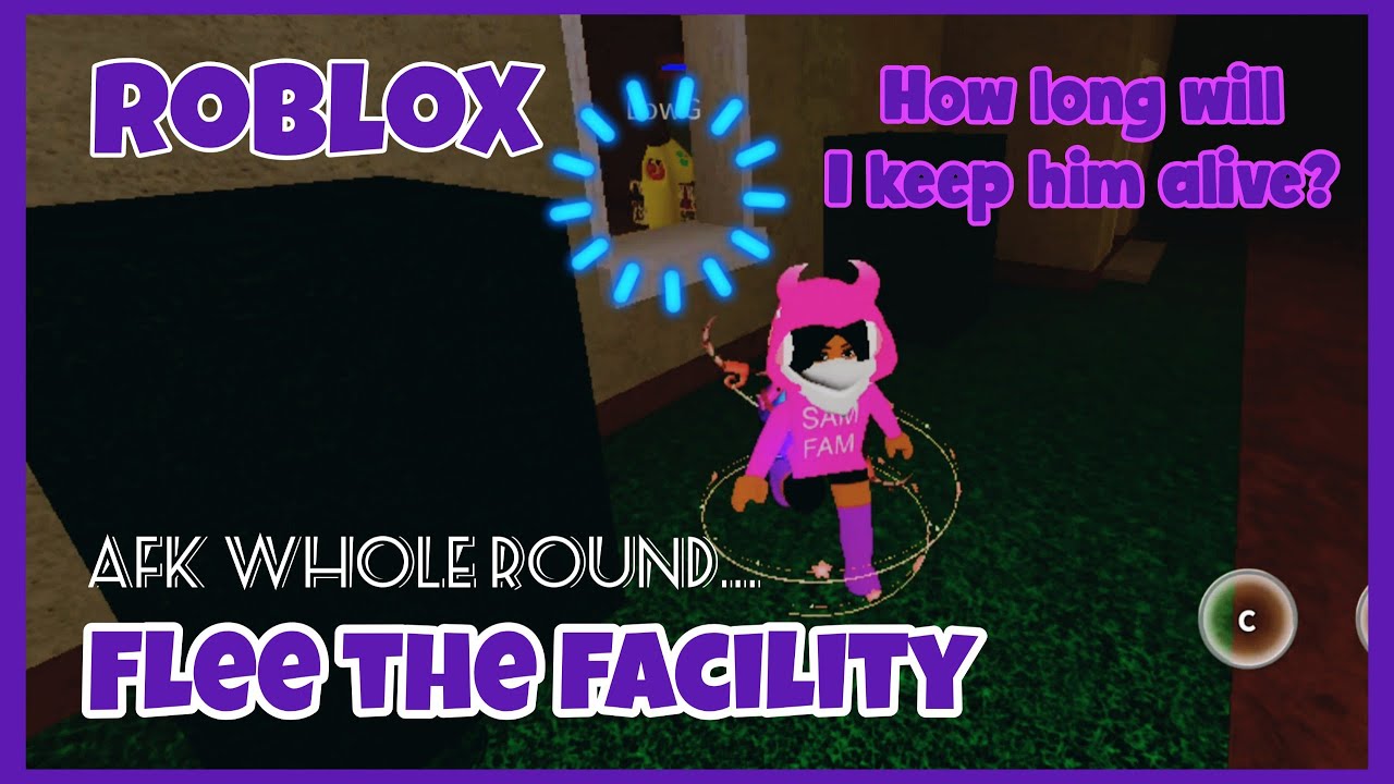 Will I Protect This Afk Guy For All Rounds 🤔 ROBLOX Flee The Facility ...