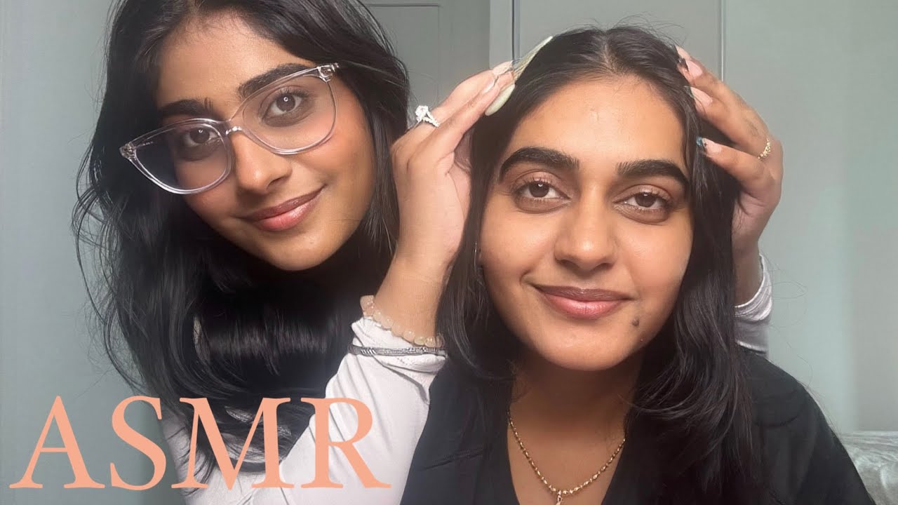 Real Person ASMR | Head Massage & Hair Play with Personal Attention ...