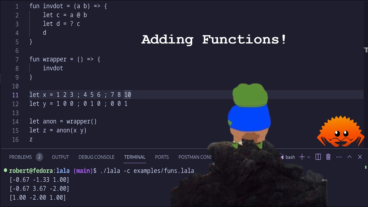 Creating my Own Programming Language in Rust: Adding Functions - YouTube