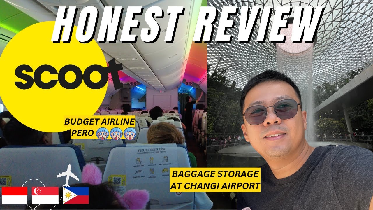 Scoot Airline Review Flying with Scoot | Travel Tips to Singapore - YouTube