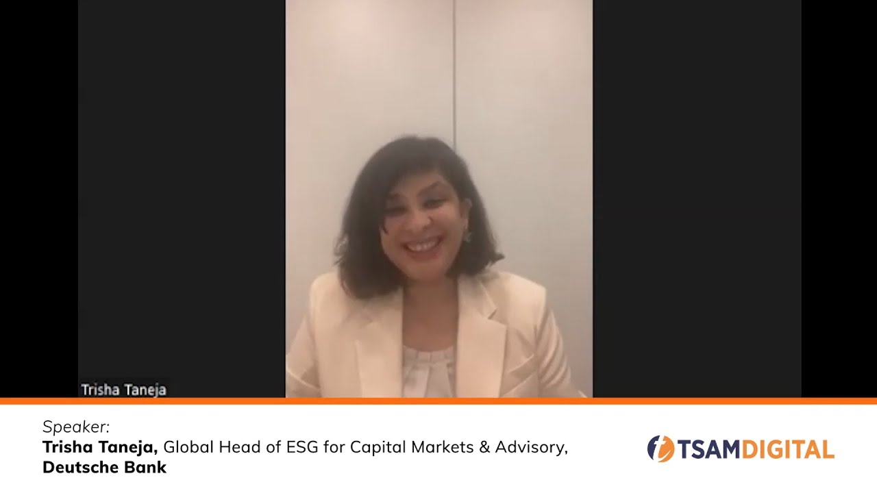 Quickfire Q&A with Trisha Taneja, Global Head of ESG for Capital ...