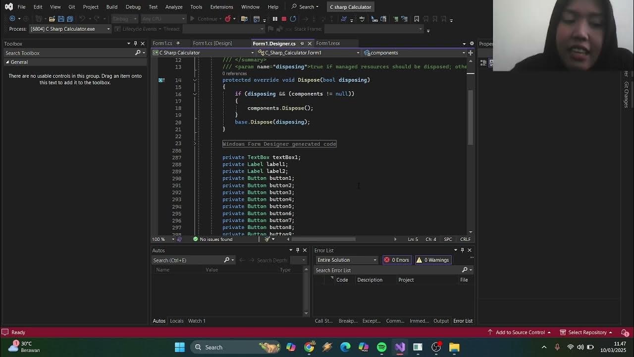 Pembuatan Kalkulator Sederhana Menggunakan Visual Studio 2022 - YouTube