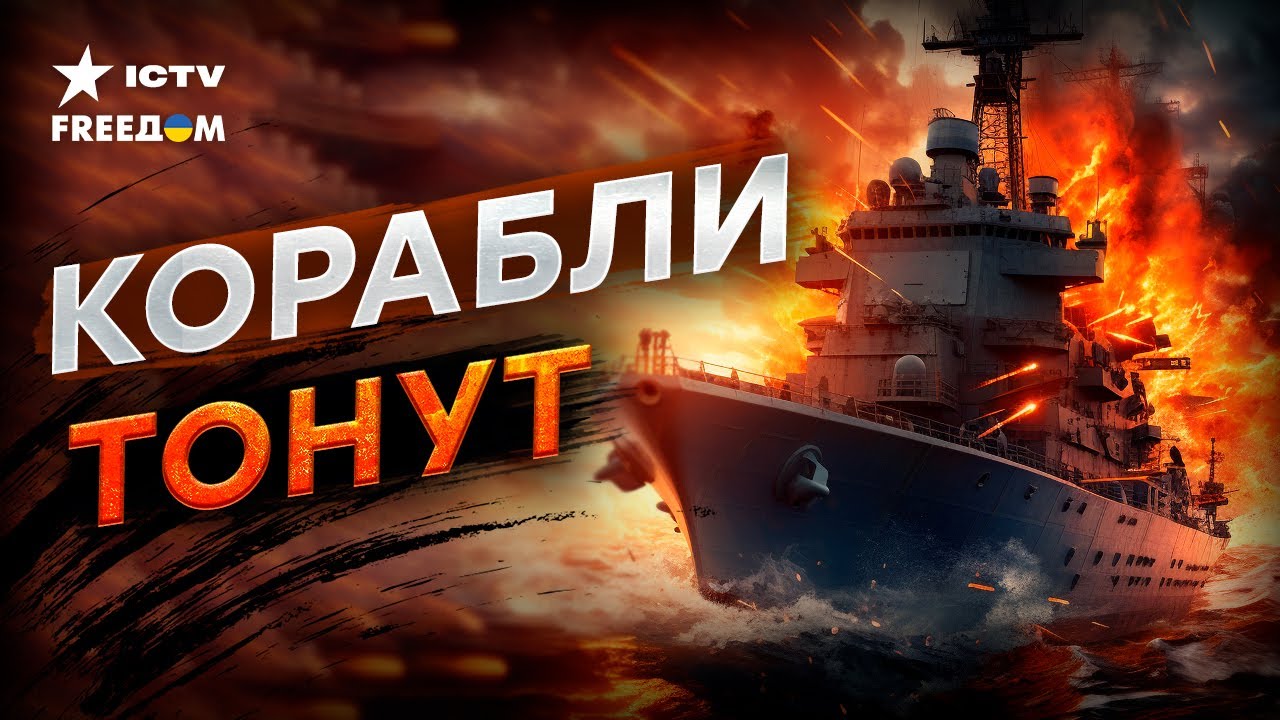 КОРАБЛИ РФ идут на ДНО МОРСКОЙ бой продолжается Youtube