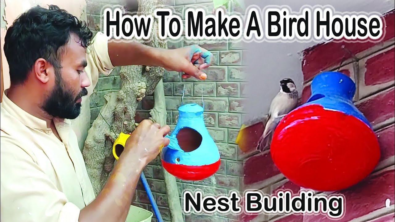 How to Make a Bird House at Home | How To Make Nests At Home | How To ...