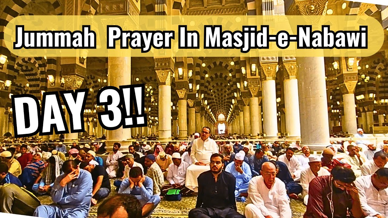 Praying Jummah Prayer in Masjid-e-Nabawi | Visited Masjid QUBA!! - YouTube