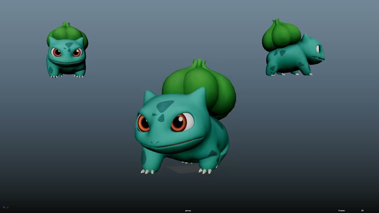 Bulbasaur Walk - YouTube
