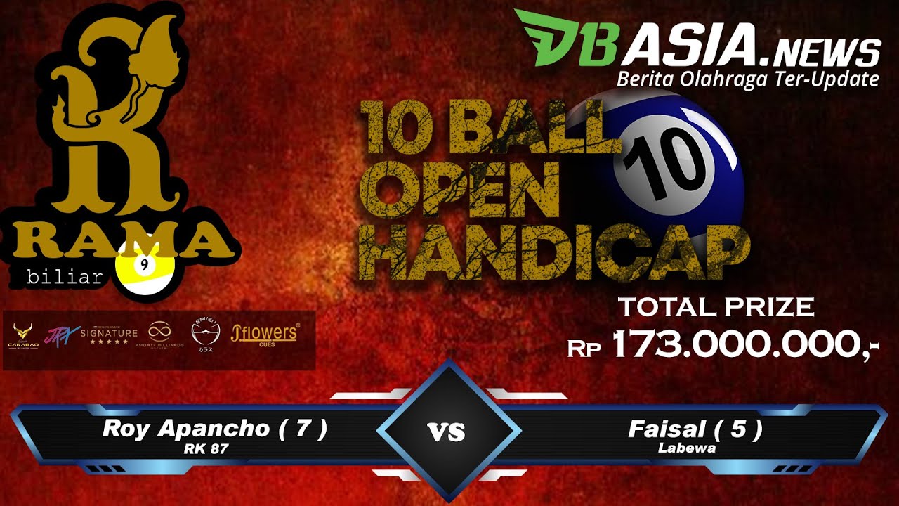 Roy A RK87 (7) vs Faisal Labewa ( 5 ) . Rama Open Handicap Yogyakarta ...