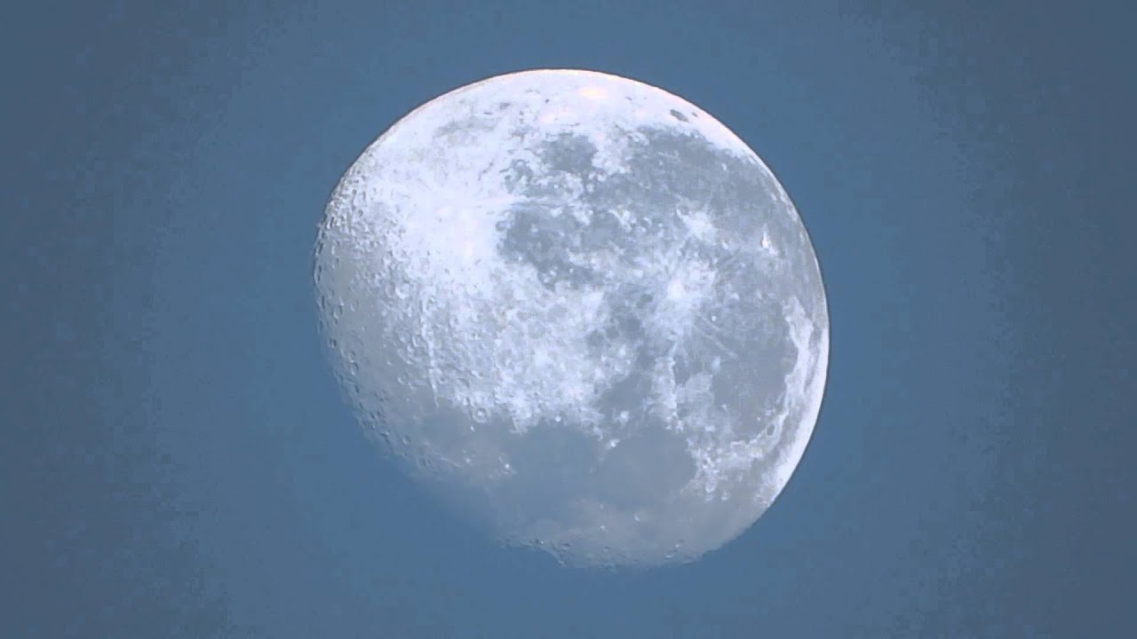 Sony HX300 at 50X zoom of the Moon 1080P 50P - YouTube