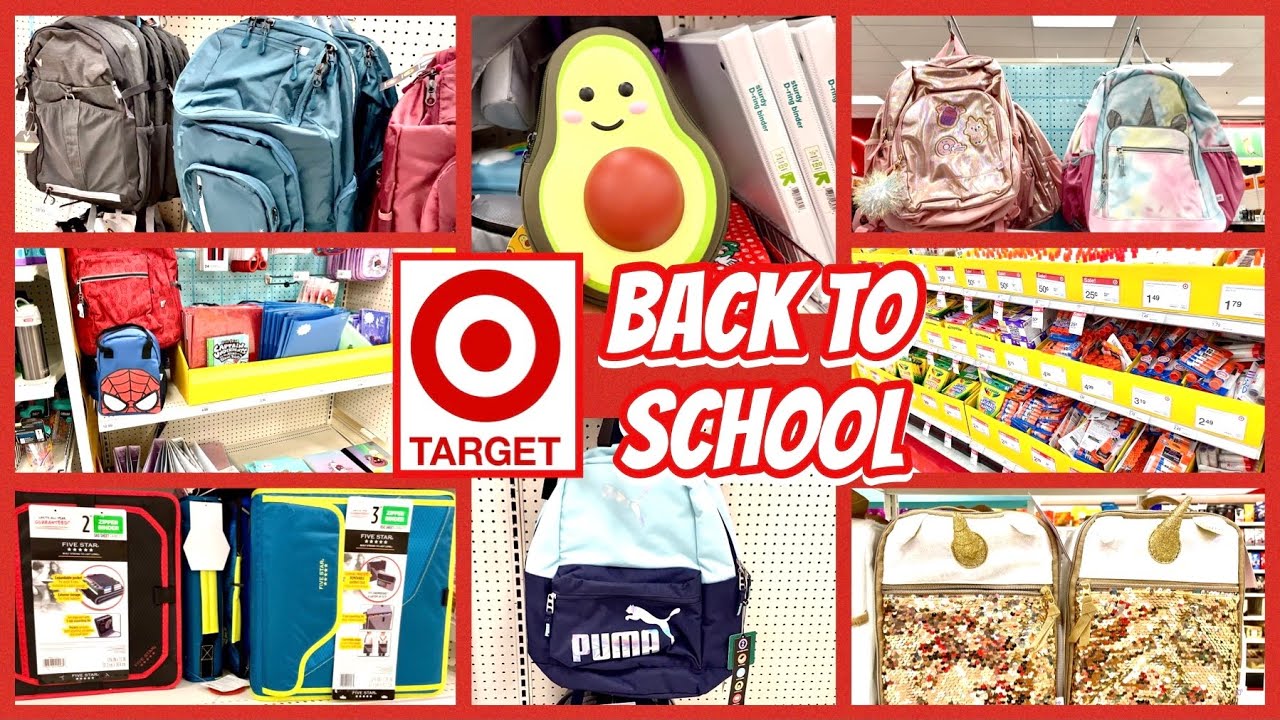 TARGET 🎯 SHOP WITH ME FOR BACK TO SCHOOL SUPPLIES 🎒📓 ️🖍 BACKPACKS LUNCH ...