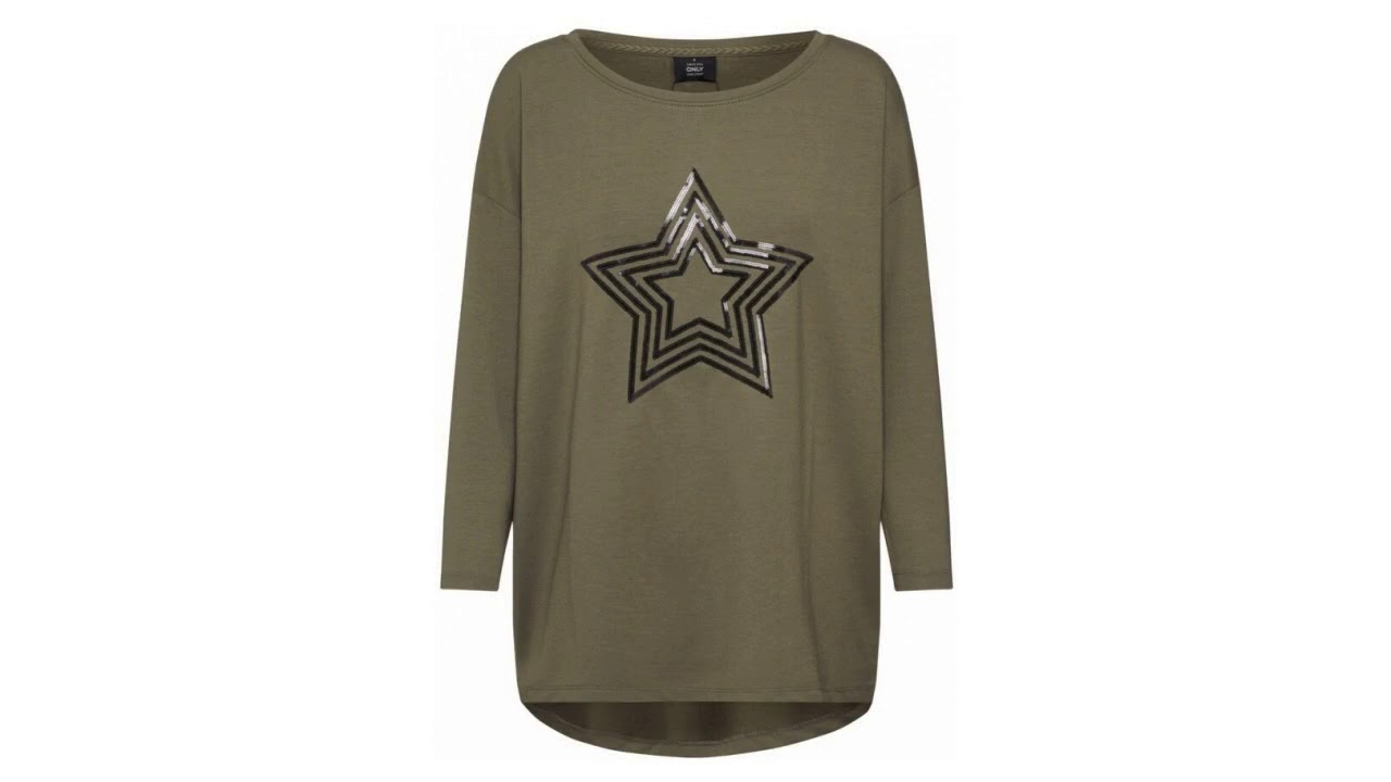 ONLY Mikina 'JANA' zelená - YouTube