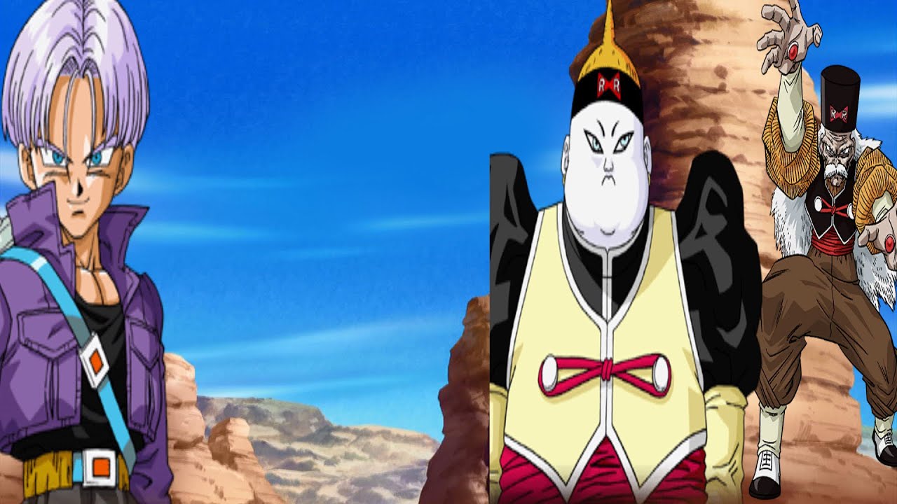 Future Trunks VS Android 19 Android 20(トランクスVS人造人間19号AND人造人間20号) - YouTube