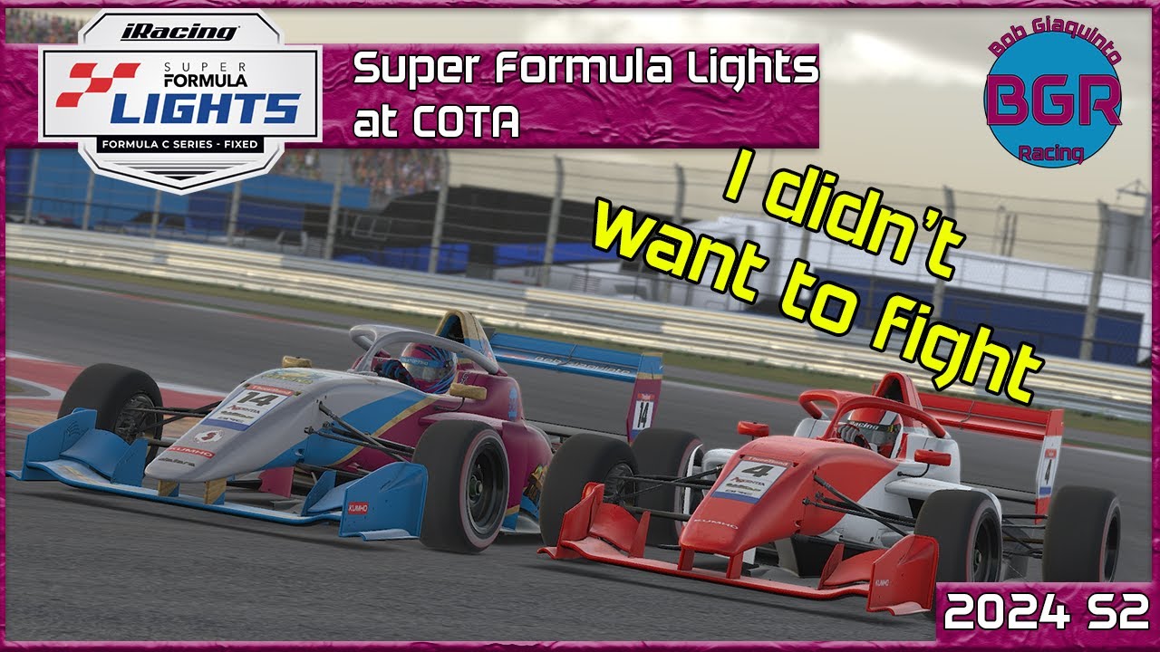 Super Formula Lights at COTA - iRacing Super Formula Light - YouTube