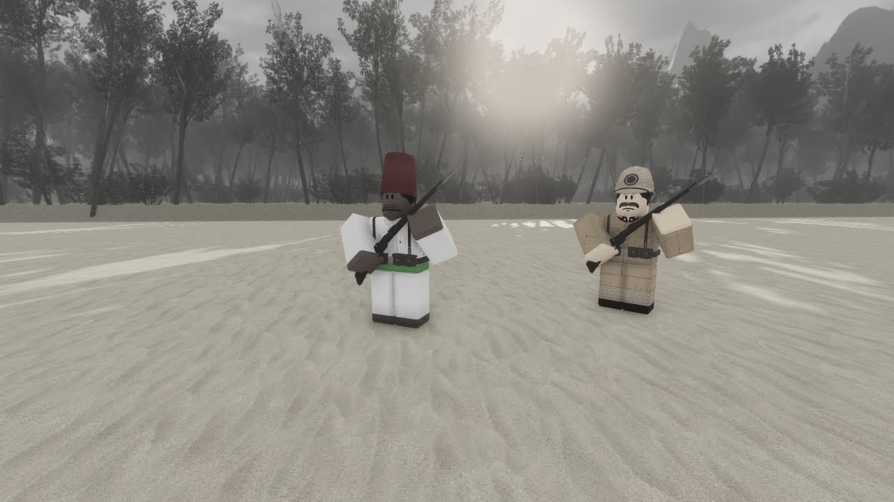 Roblox World War 1 AI War How to get Royal Corps of Colonial Troops ...