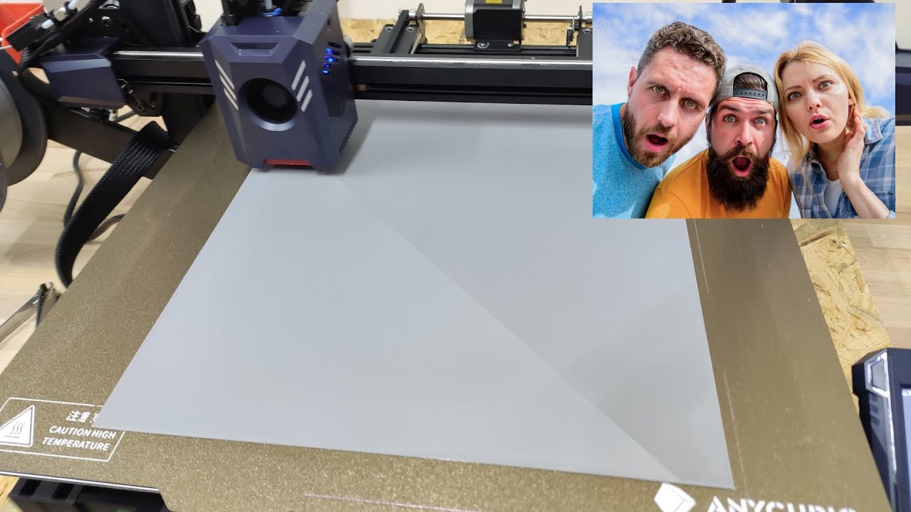 #3 Kobra 2 MAX First Large Print Layer #diy #anycubic #kobra #druk3d # ...